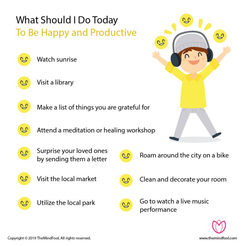 What Should I Do Today To Be Happy and Productive - TheMindFool ...