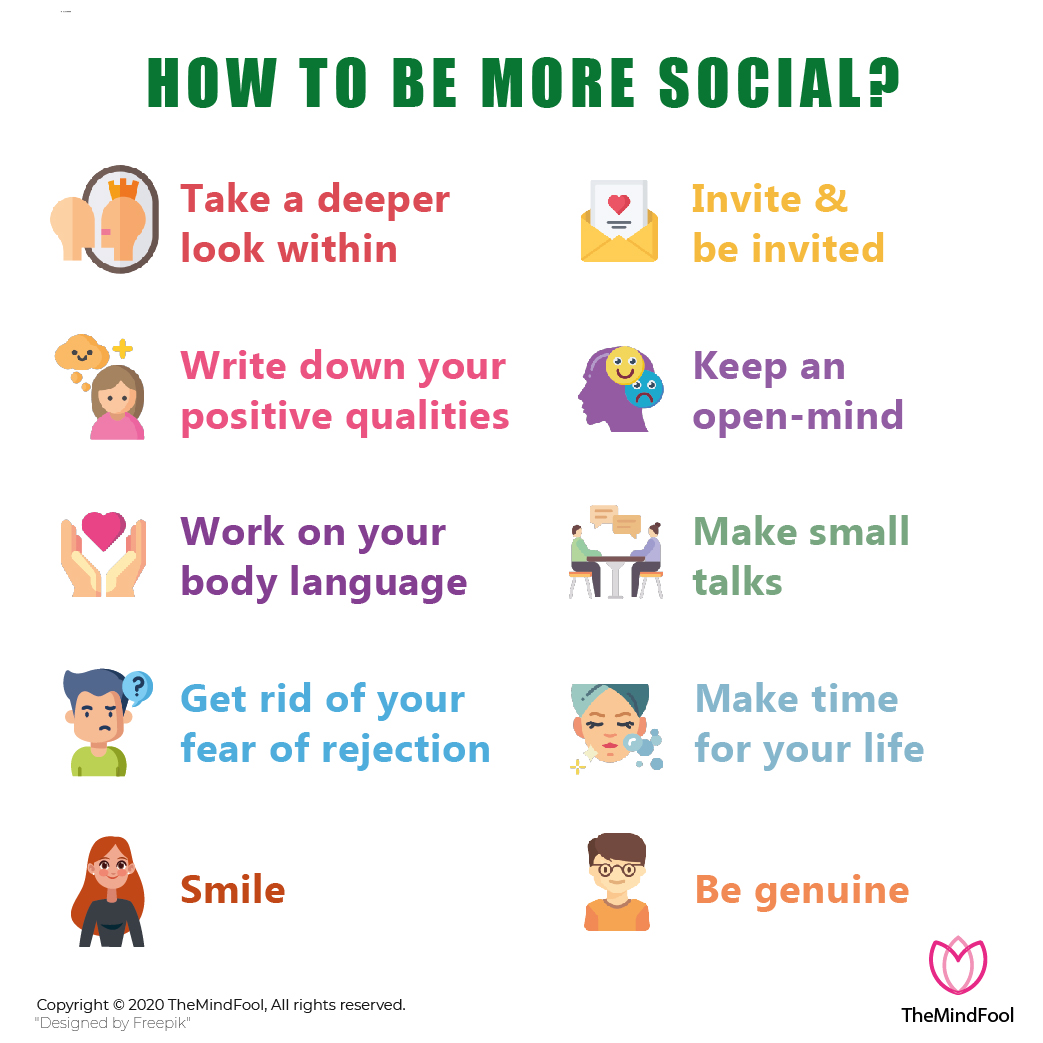 How To Be More Social 10 Ways To Improve Social Skills 5 Things To