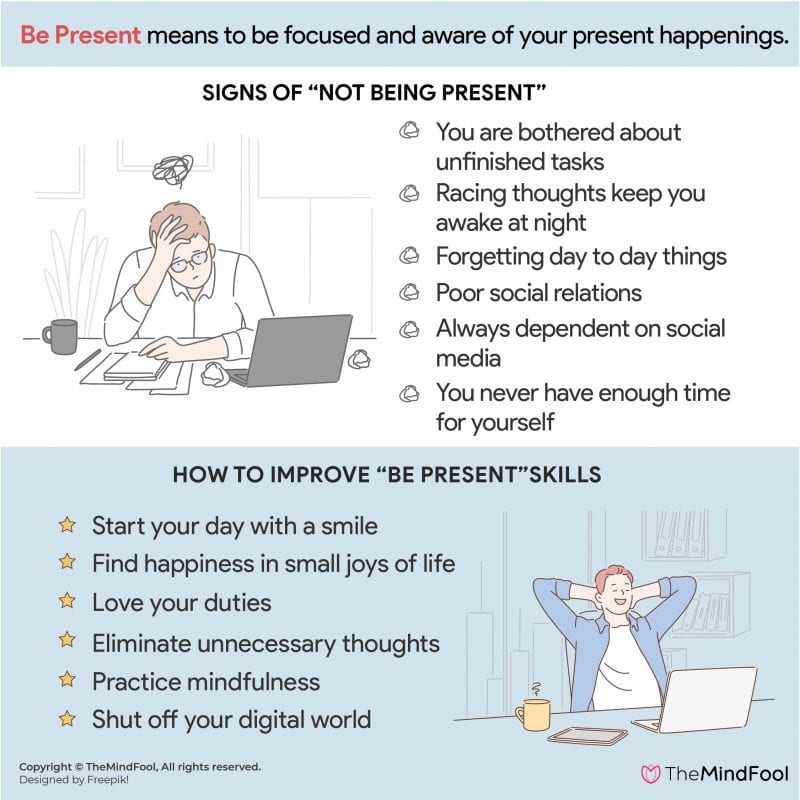 Know How To Be Present in 10 Amazing Ways | TheMindFool