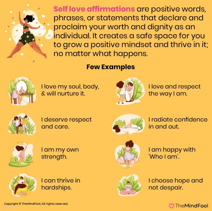 120 Self Love Affirmations & Positive Affirmations For Self Love