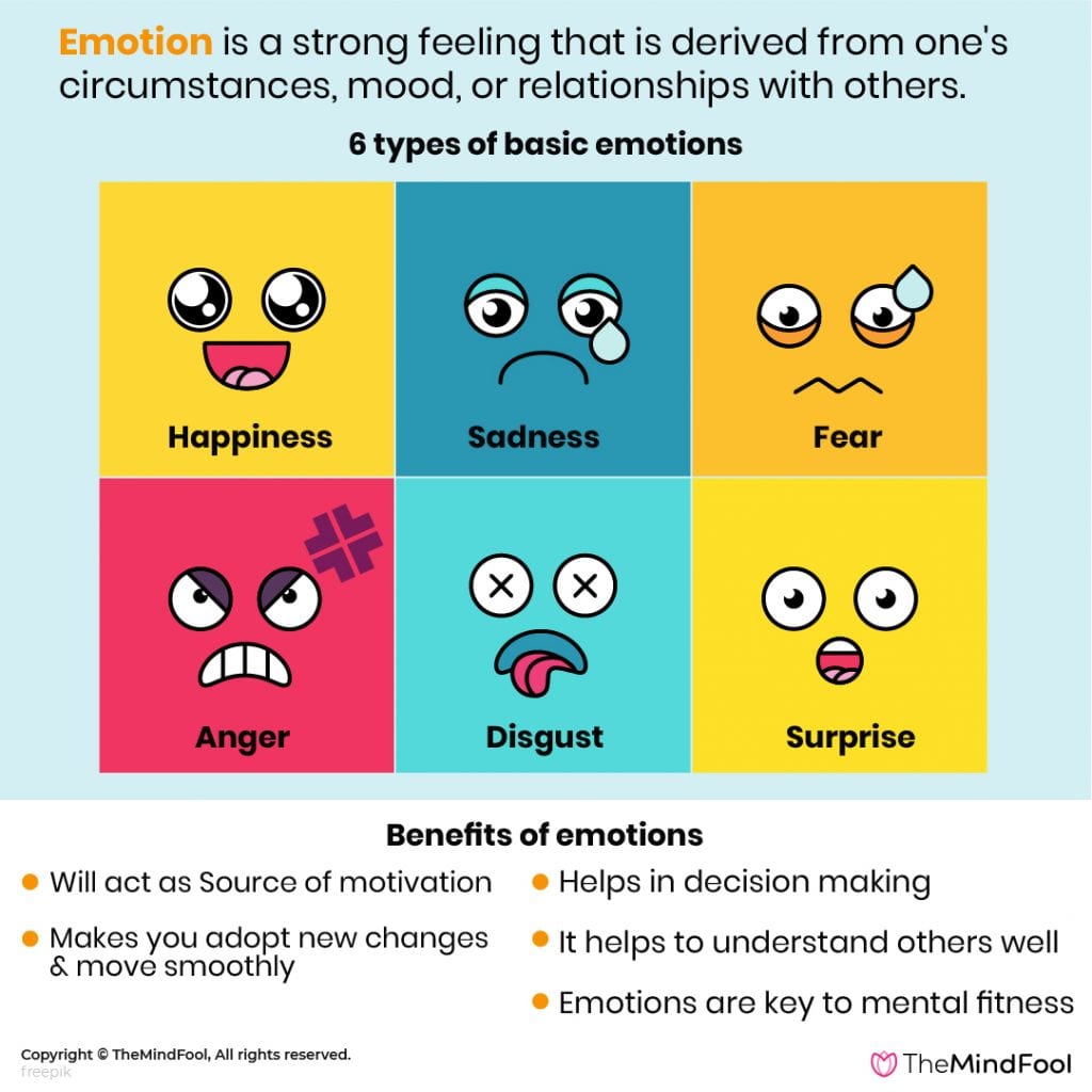6 Types Of Basic Emotions Emotion Definition TheMindFool